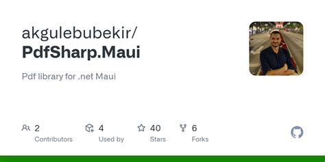 GitHub Akgulebubekir PdfSharp Maui Pdf Library For Net Maui
