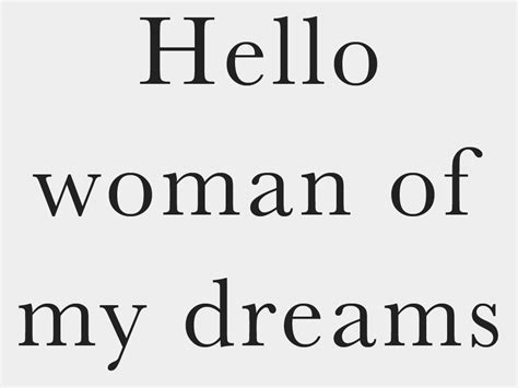 Kennisblegad™ The Woman Of My Dreams