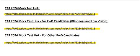 Cat 2024 Mock Test Series Released Separate Links Available For Pwd