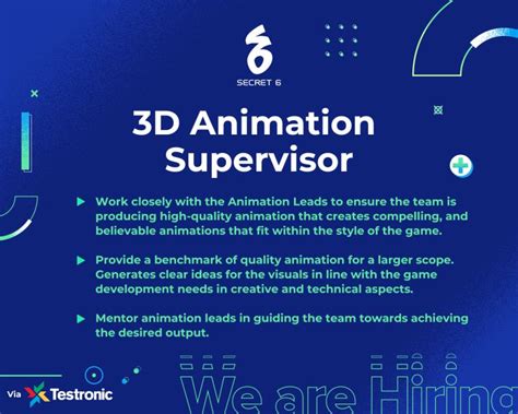 Secret 6 On Linkedin S6 Secret6 Gamedevjobs Gamedevcareers