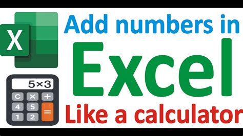 How To Add Numbers In One Cell In Excel Printable Forms Free Online