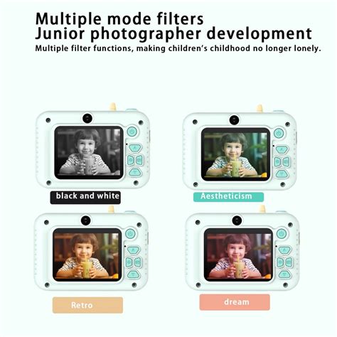 دوربین عکاسی و فیلمبرداری دیجیتال Hd کودک سبز مدل Micro Singleاسباب