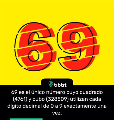 Sabías Que 69 Es El único Número Curiosidades And Datos Curiosos Los