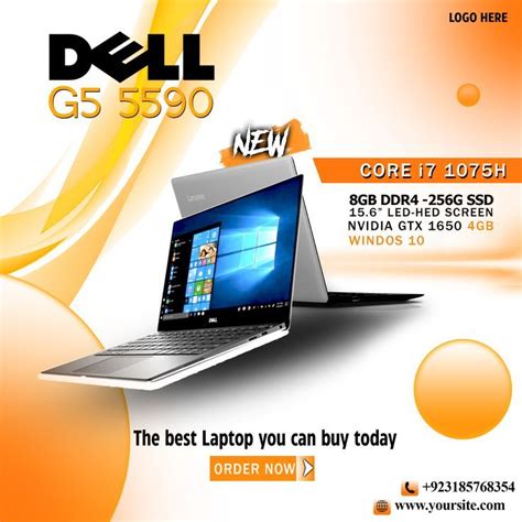 Dell Laptop Ad Post Design