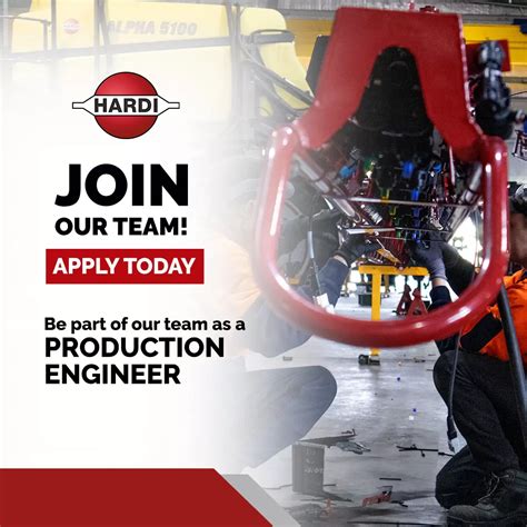 Experienced Production Engineer Hardi Australia