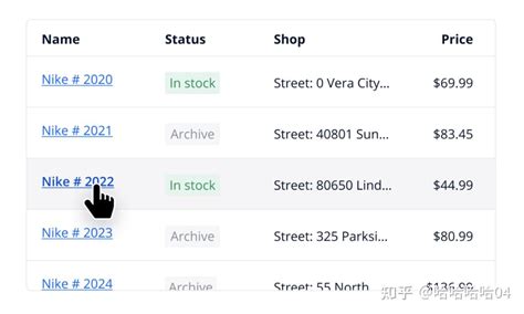 Ui组件——表格最佳实践 知乎