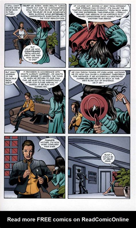 Read Online Star Trek New Frontier Double Time Comic Issue Full