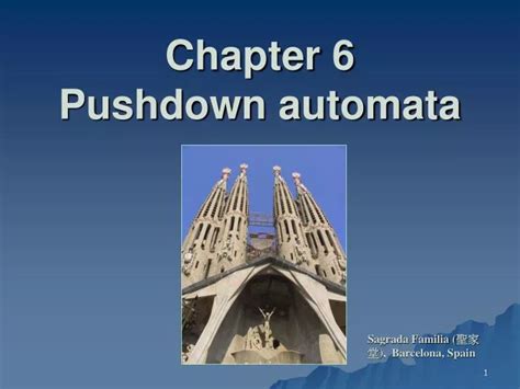 ppt chapter 6 pushdown automata powerpoint presentation free
