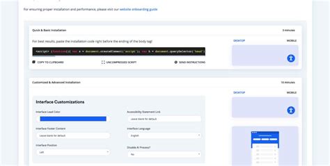 How To Install Accesswidgets Embed Code Accessibe