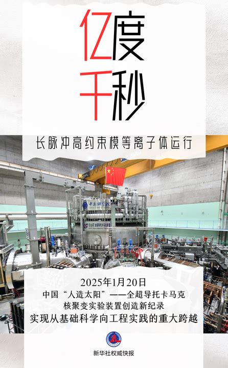 亿度千秒！中国“人造太阳”创造世界纪录