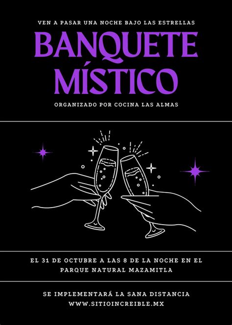 Plantillas De Invitaciones Para Banquetes Editables Canva