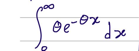 solved ∫0∞θe θxdx ﻿find the pdf cdf ﻿mgf ﻿mean variance