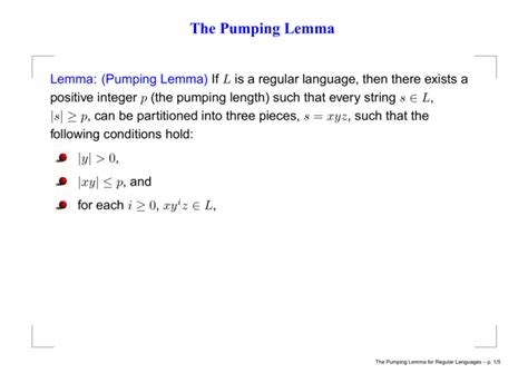 Pumping Lemma Regular Languages And Non Regularity Proofs