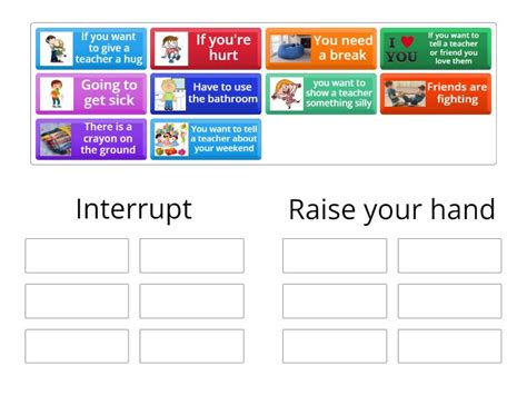 interrupting sorting group sort