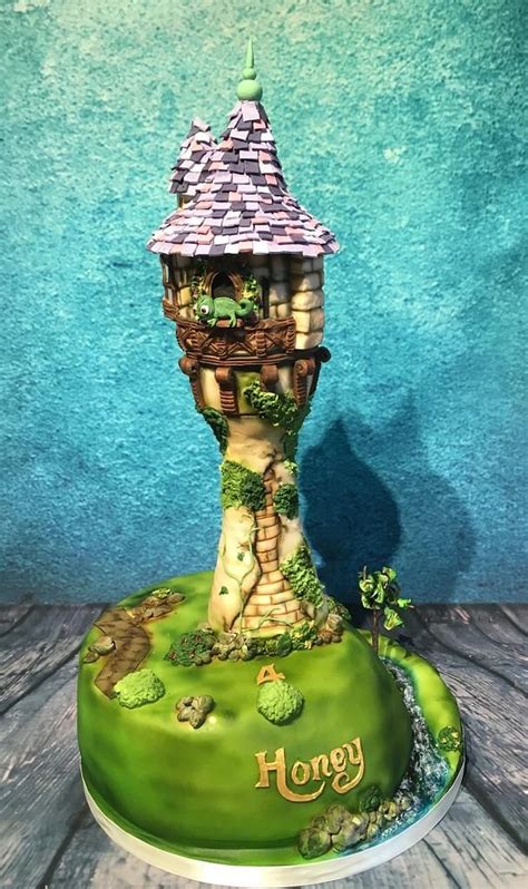 Rapunzel Tower Cake