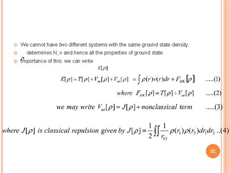 Density Functional Theory Kapil Outline Background Density Functional
