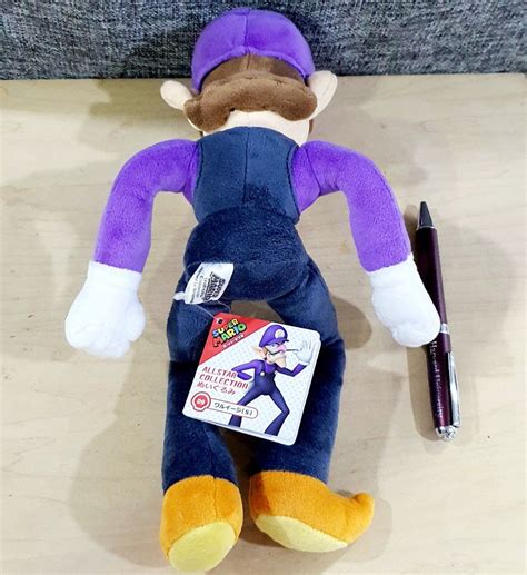 Super Mario Waluigi Plush 30cm Hobbies And Toys Toys And Games On Carousell