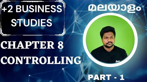 Plus Two Business Studies Chapter 8 Controlling Part 1 Youtube