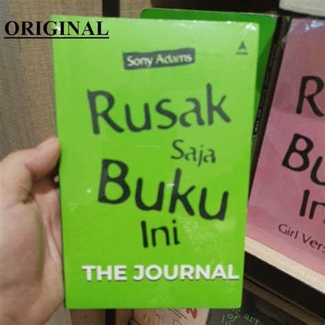 Jual Buku Rusak Saja Buku Ini The Journal Original Shopee Indonesia