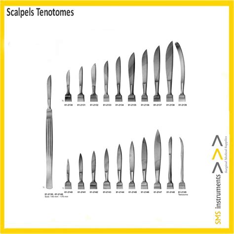 Scalpels Tenotomes Autopsy Dissection Postmortem Instruments