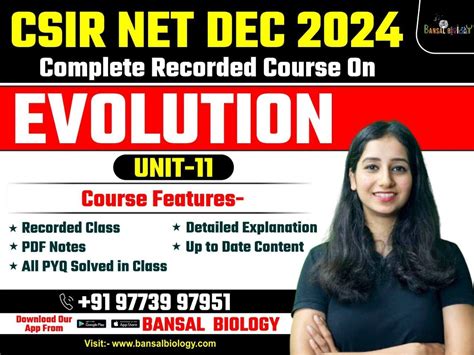 Csir Net Courses Bansal Biology
