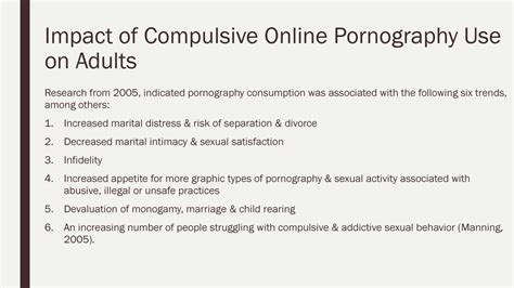 Helping Adults Dealing With Compulsive Pornography Use Ppt Download