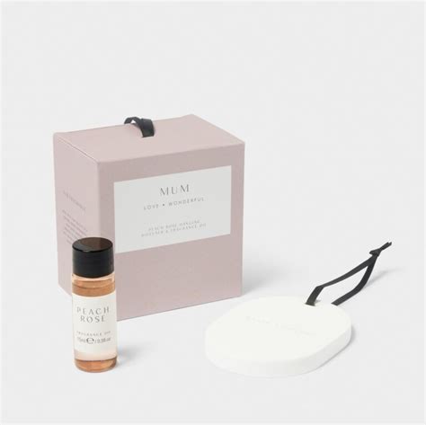 Ceramic Hanging Diffuser Mum Peach Rose And Sweet Mandarin