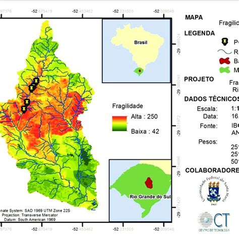 Fragilidade Antrópica na Bacia Hidrográfica do Rio Pardo Rio Grande do Download Scientific