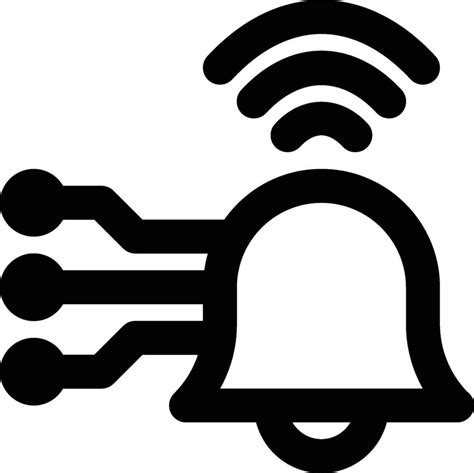 Alarm System Alert System Smart Alarm Outline Icon 59909998 Vector