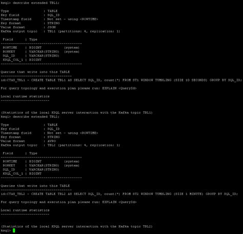Ksql Cli No Response To Select Query On A Table Created On Stream