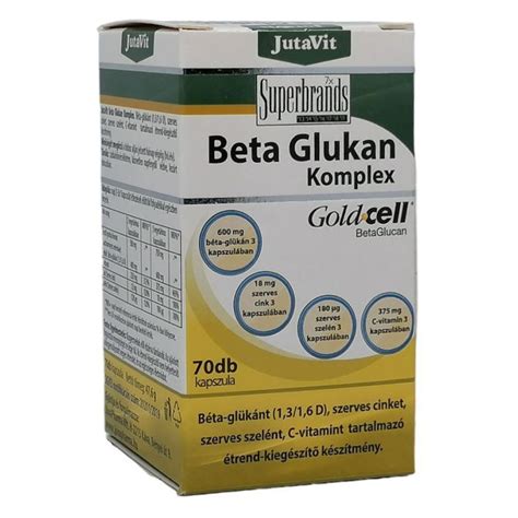 Ft JutaVit Beta Glukan Komplex Kapszula Db Herbaposta Webshop