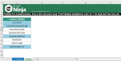 Formato Condicional Con Formulas Prueba De Excel Avanzado Ninja Del