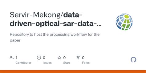 Github Servir Mekongdata Driven Optical Sar Data Fusion Repository