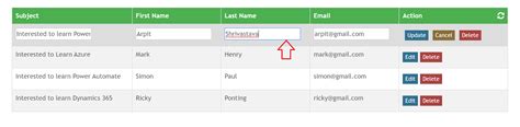 Powerapps Portal Perform Crud Operation Using Editable Subgrid