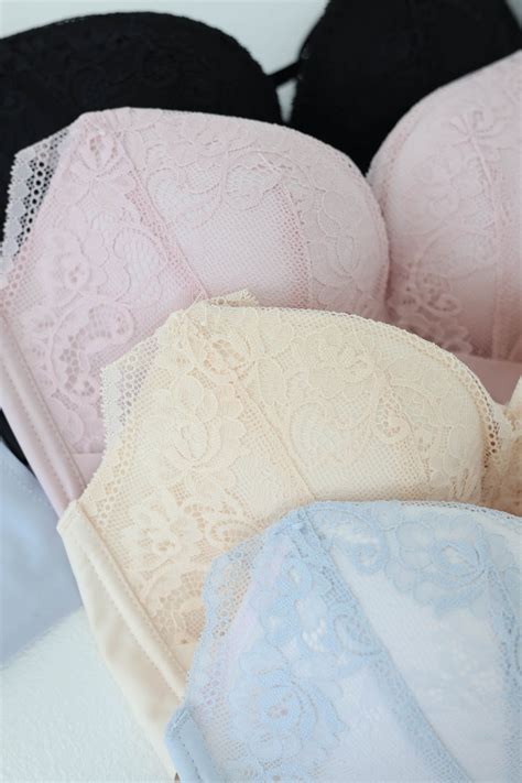Candy Laced Push Up Bra Set 4 Colours Topazette