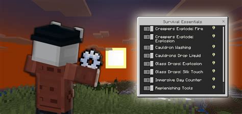 Survival Essentials Gallery Minecraft Bedrock Addons Curseforge