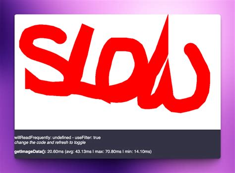 Slow Html Canvas Performance Understanding Chromes