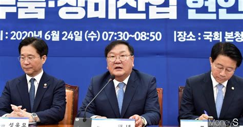 머니s포토 소부장 회의 김태년 일본의 추가 보복 조치 선제적으로 대응