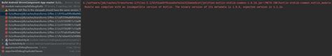Module Was Compiled With An Incompatible Version Of Kotlin Jetified