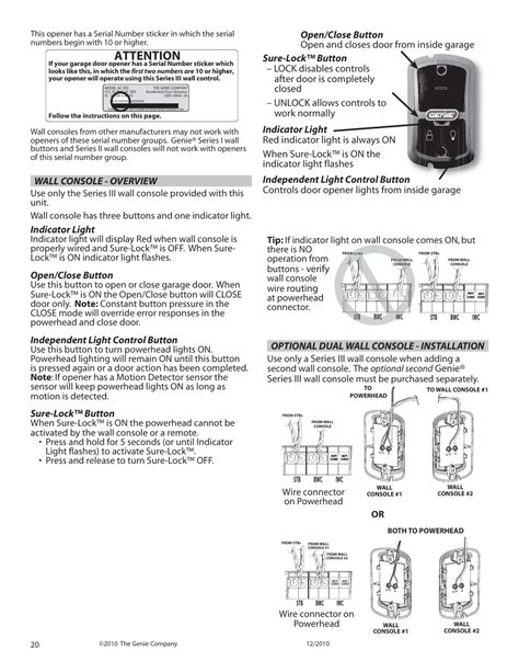 Genie Model 3024 Manual