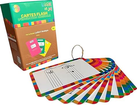 Lookatmi Cartes Flash Educatives Musicales Apprentissage de Théorie