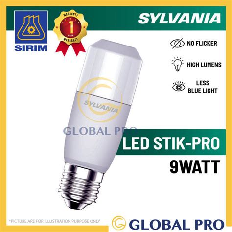 Sirim Sylvania W Led Stick Bulb Stik Pro Led Bulb High Lumen Led Bulb Lampu Led Daylight