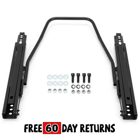 Universal Dual Lock Design Car Racing Seat Base Slider Rail Bracket Bucket Steel La Paz County