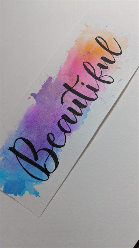 Watercolour Calligraphy Calligraphy Quotes Doodles Brush Lettering