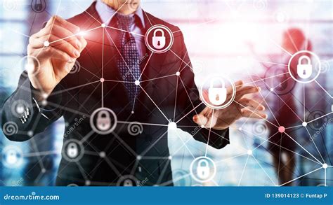 Cyber Security Information Privacy Data Protection Concept On Modern