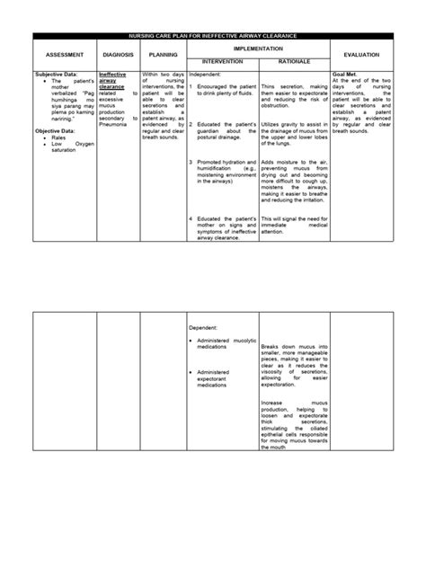 Ncp Pcap Pdf Fever Respiratory Tract