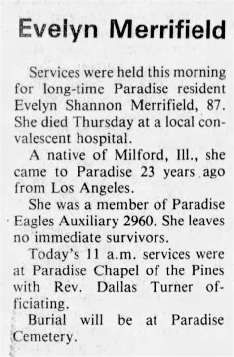 Evelyn Eloise Shannon Merrifield 1893 1981 Find A Grave Gedenkplek