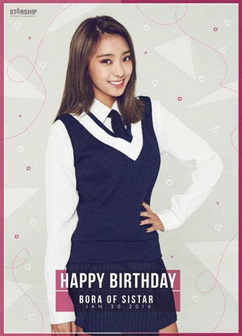 It S SISTAR Bora S Birthday Sistar Cute Rappers Birthday