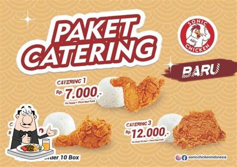 Menu At Sonic Chicken Jrebengkembang Restaurant Pekalongan