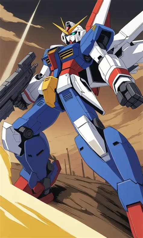 Hyaku Shiki A 1980s Retro Futuristic Sci Fi Masterpiece Ai Art Pixai